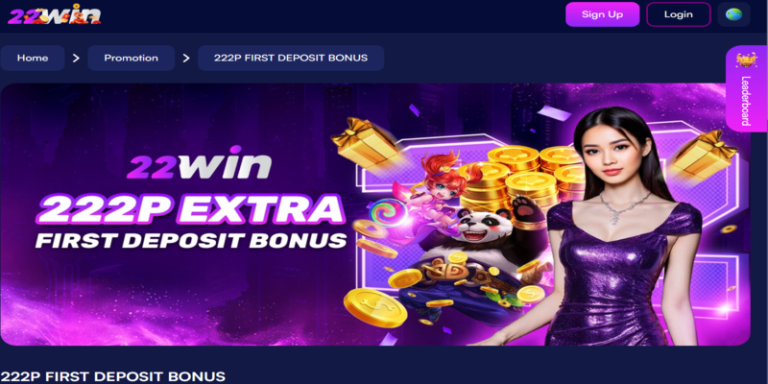 22WIN - Top Casino for Game Slots, Live Dealer Games & Sports